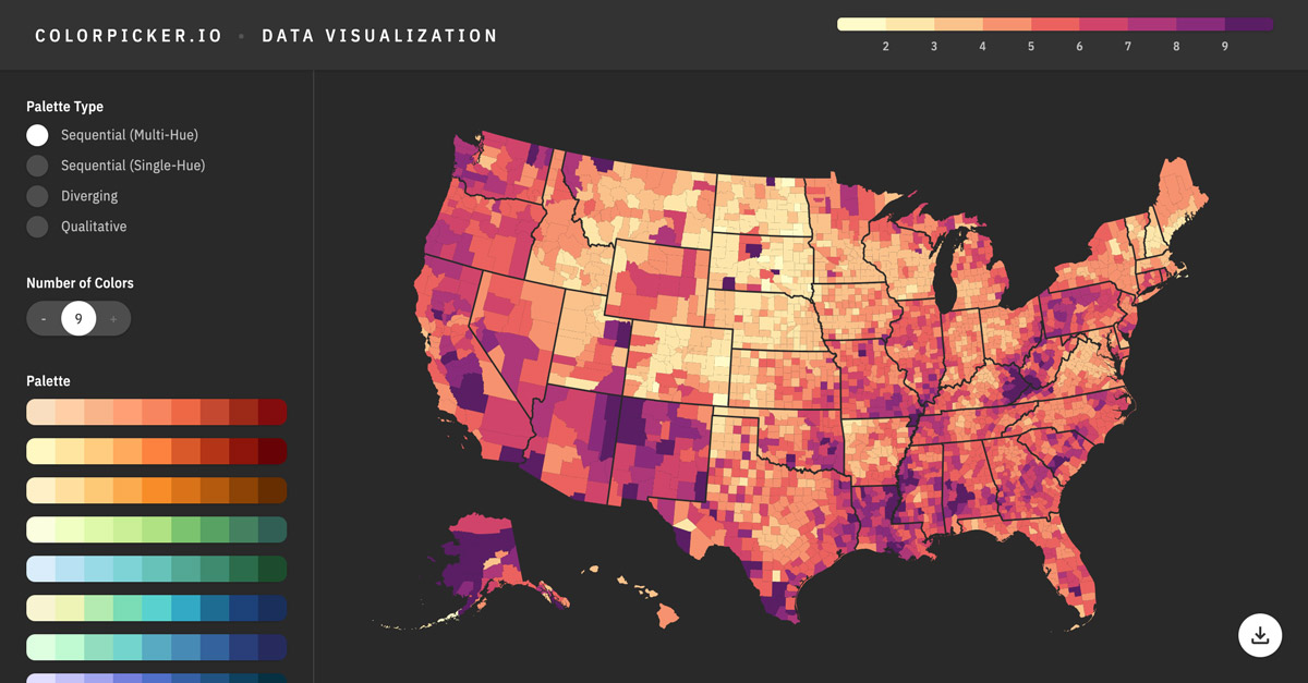 ColorPicker.io | Curated Color Palettes for Data Visualization ColorPicker.io | Curated Color Palettes for Data Visualization